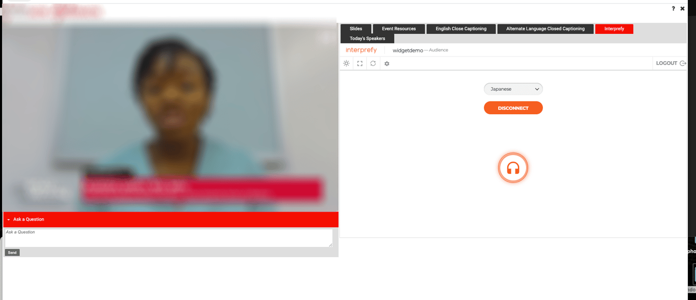 How does Interprefy work with 6Connex?