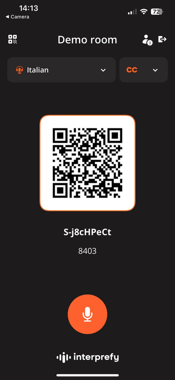 User guide for Interprefy Now