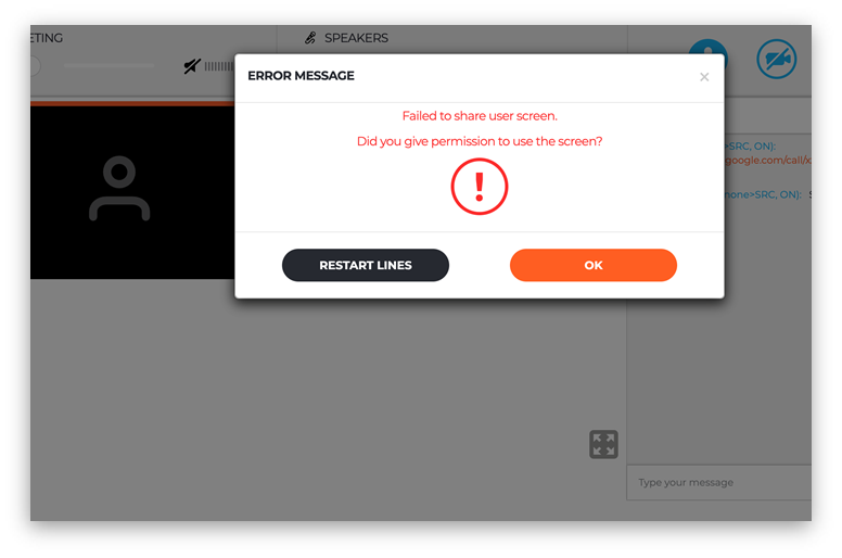 How do I enable screen-sharing on macOS Chrome?
