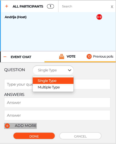 How to create polls and votes